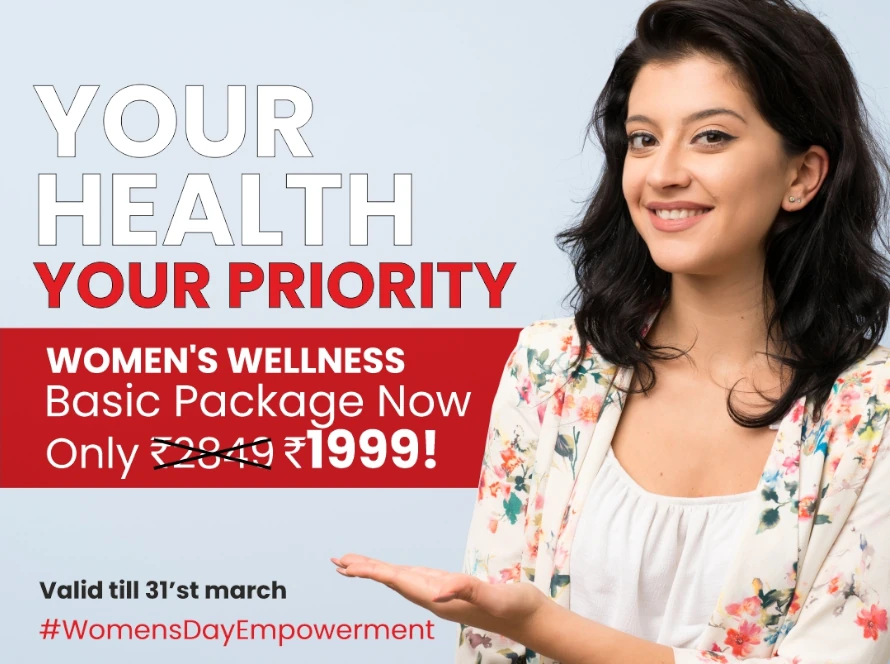 Women Wellness Basic Package - Full Body Health Checkup